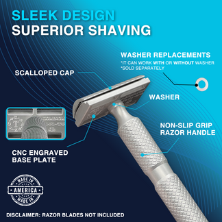 ALSB45: ALUMINUM Double Edge Safety Razor – Timeless Razor