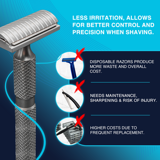ALSB45: ALUMINUM Double Edge Safety Razor – Timeless Razor